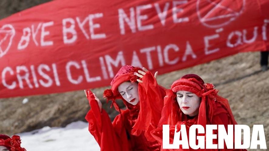 Claviere: le Red Rebels Extinction Rebellion • L'AGENDA NEWS