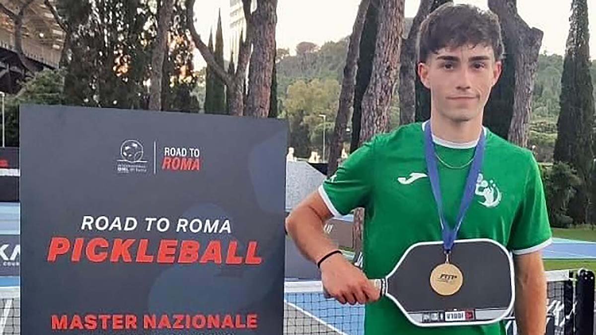 Oro storico nel pickleball: Simone Salvatore trionfa a Roma • L'Agenda News